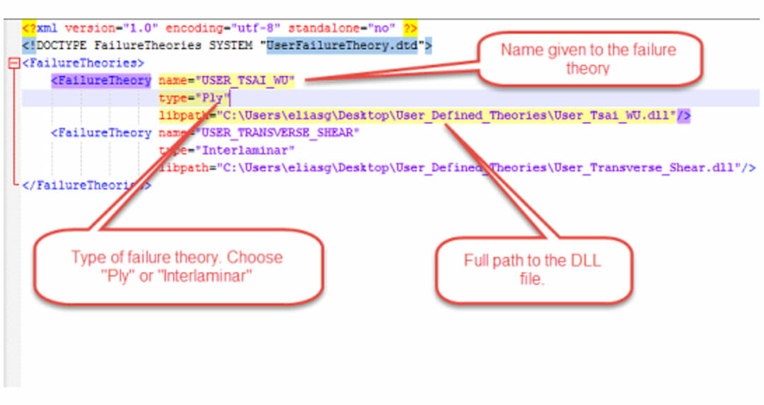 Add a user-defined failure theory in NX Laminate Composites - Maya HTT