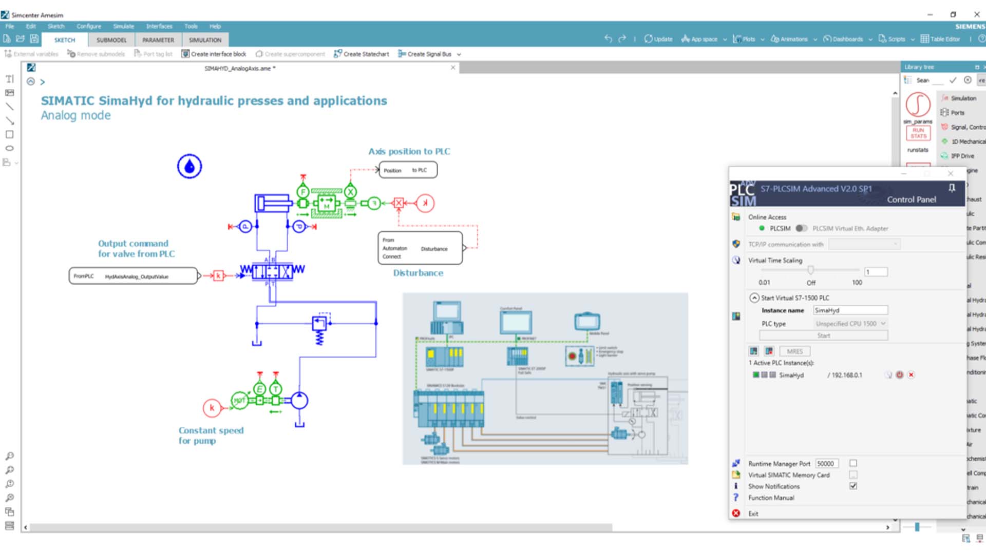 Simcenter Amesim for 1D simulation and systems simulation