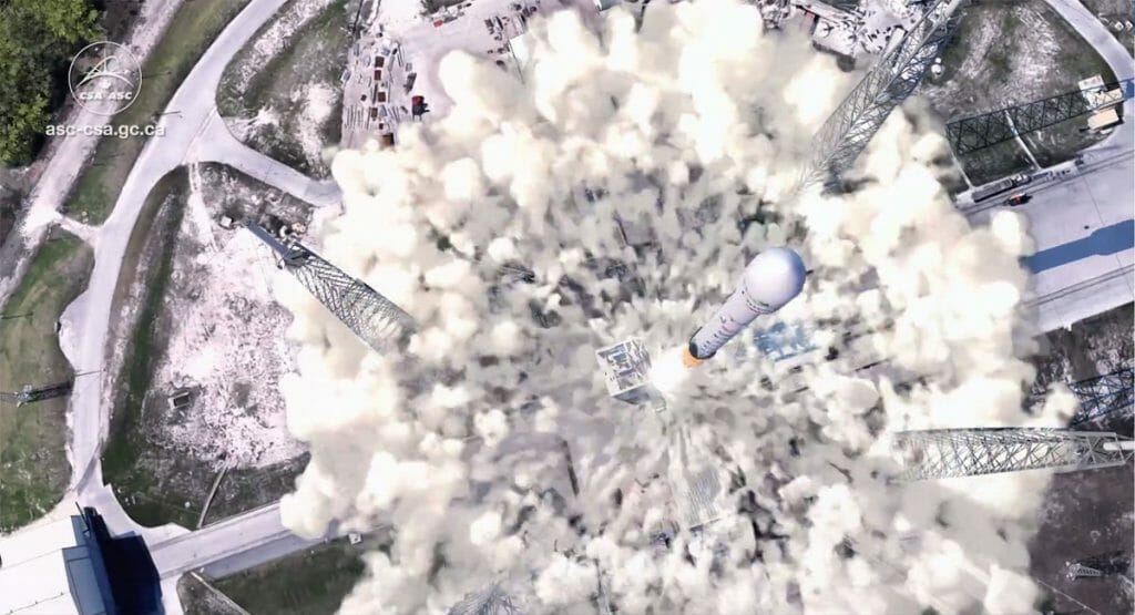 RADARSAT Constellation Mission (RCM) satellites launch - Maya HTT